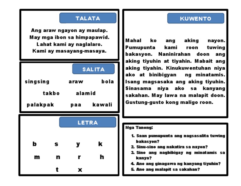 Filipino Aser Tool | PDF