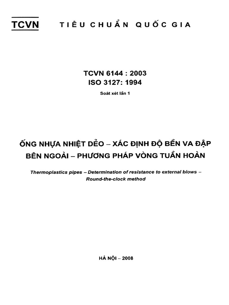 TCVN 6144 - 2003 - Iso 3127 - 1994 | PDF