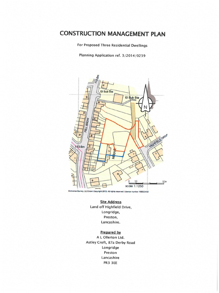 Construction Management Plan | PDF