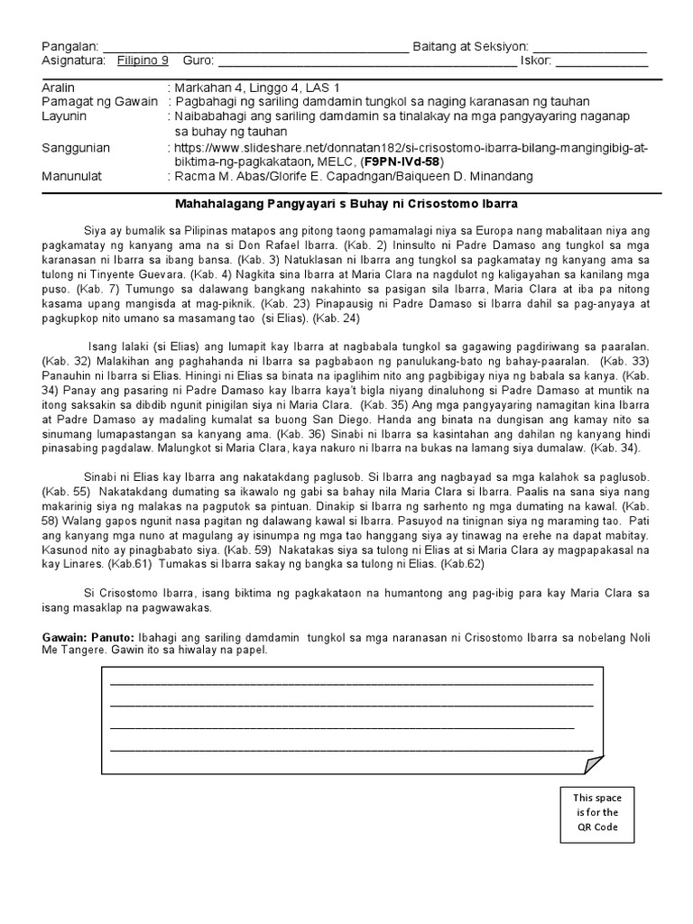 Fil9 Las1 3 Q4 W4 | PDF