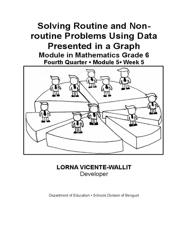 Solving Routine and Non-Routine Problems Using Data Presented in A Graph | PDF | Pie Chart ...