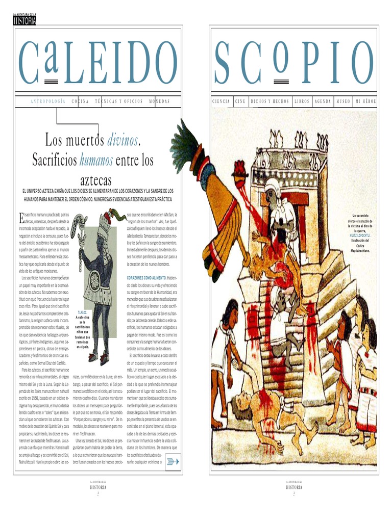 3 Zuluaga Los Muertos Divinos Sacrificios Humanos Entre Los Aztecas