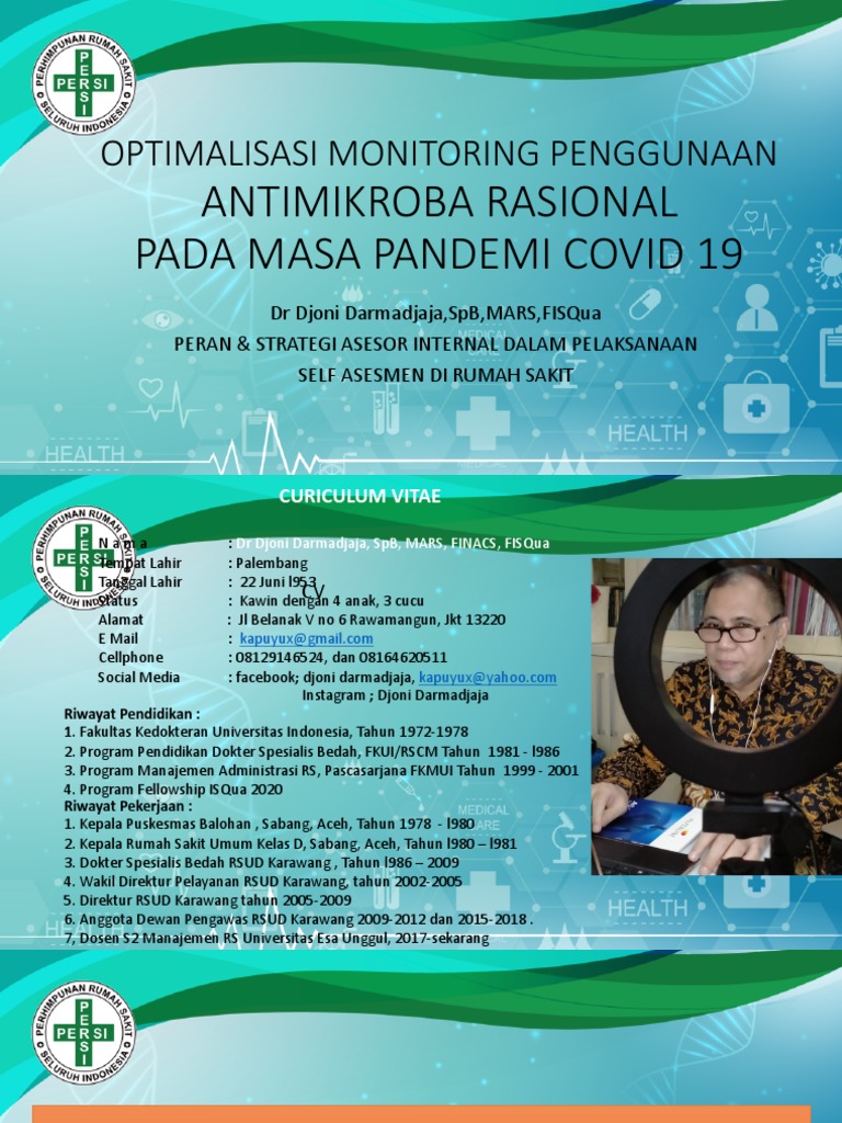 Optimalisasi Antimikroba di RS COVID-19 | PDF