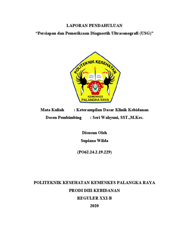 Supiana Wilda-Laporan Pendahuluan Usg | PDF | Kesehatan Holistik | Sains & Matematika