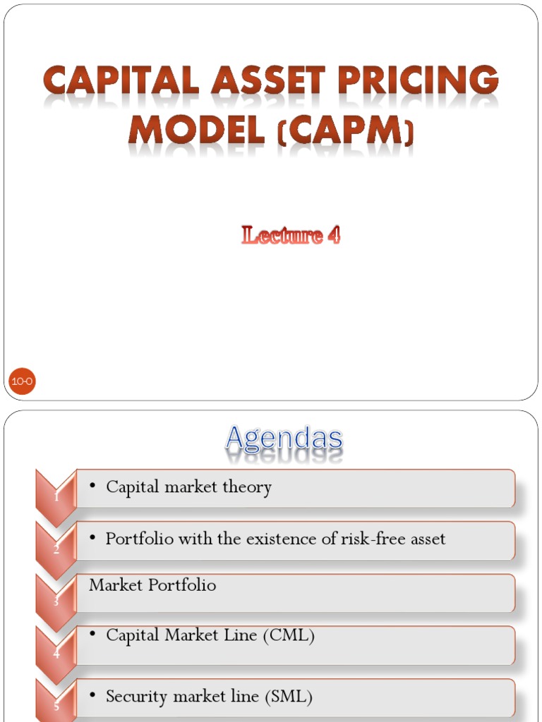 Understanding Capital Asset Pricing Model | PDF | Modern Portfolio ...