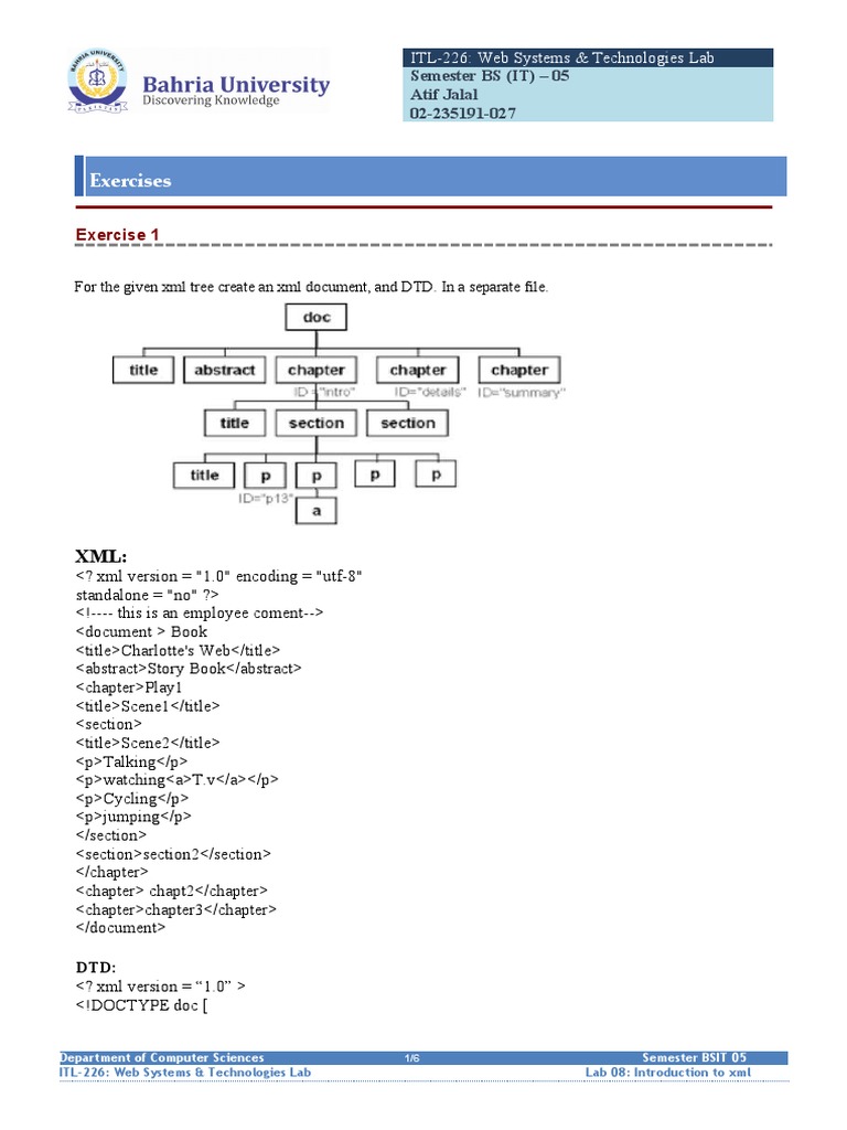 Lab 8 | PDF | Xml | Web Standards