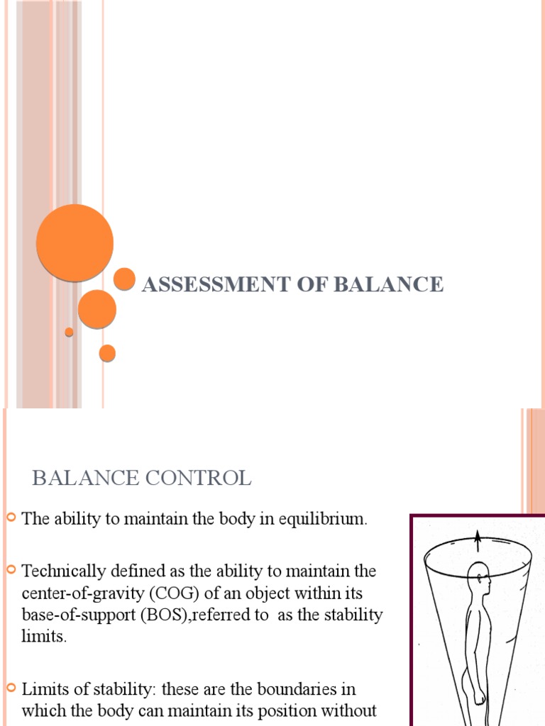 Assessment of Balance | PDF
