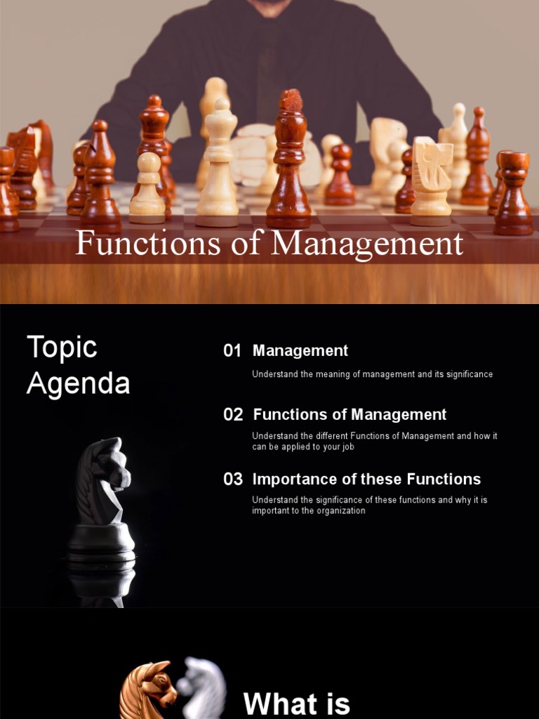 Functions of Management | PDF | Goal | Innovation