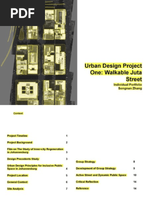 Urban Design Projects Pdf