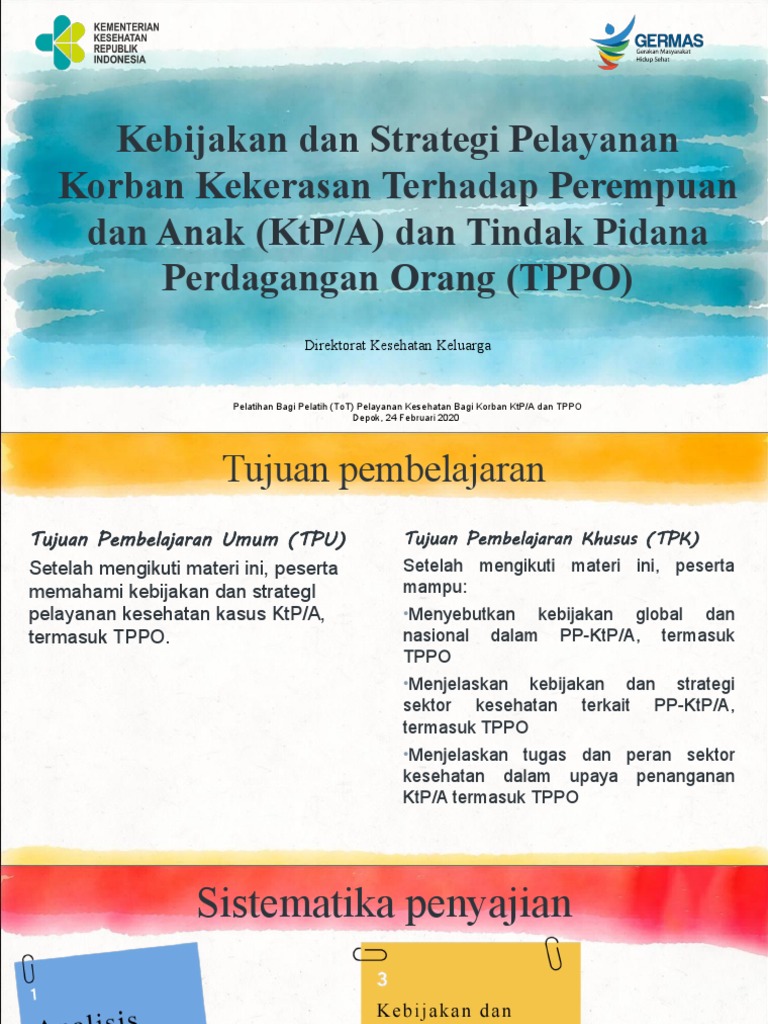 MD 1 Kebijakan Dan Strategi Pelayanan KtPA Dan TPPO | PDF