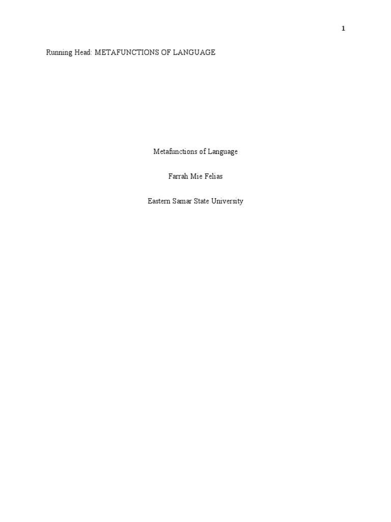Narrative Report (Linguistics) | PDF | Academic Discipline Interactions ...