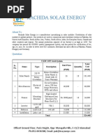 Solar Quotation Format 3 | PDF