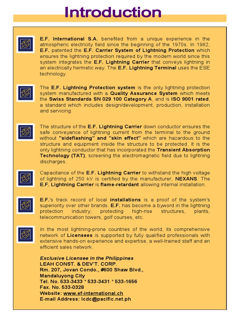Katalog EF Lightning | Download Free PDF | Inductance | Lightning