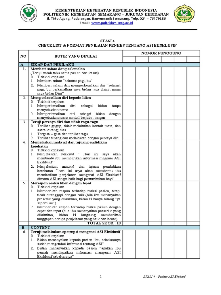 Penkes Asi Ekslusif | PDF