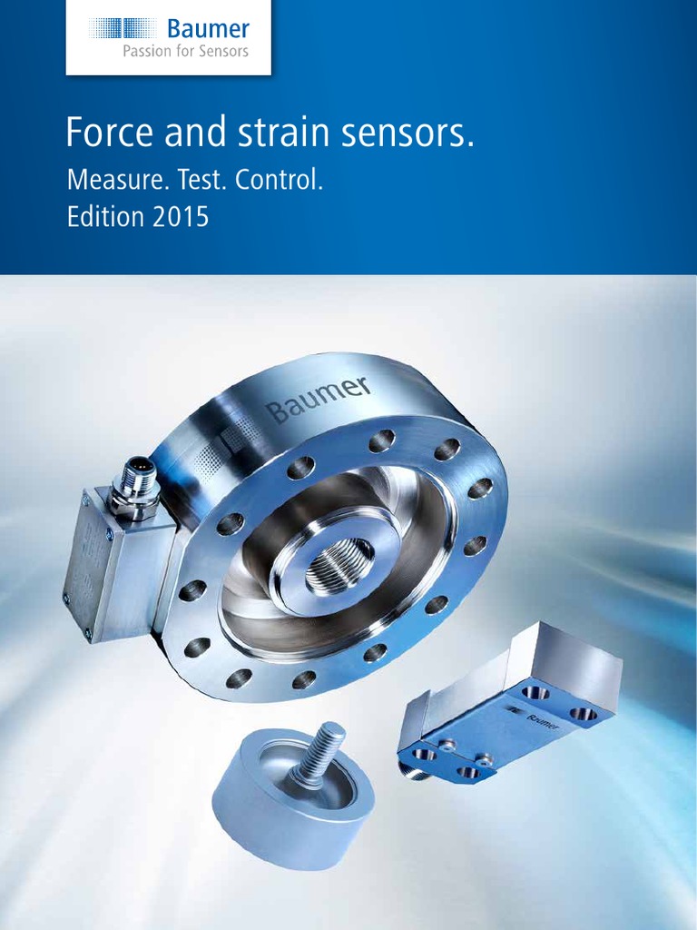 Force and Strain Sensors.: Measure. Test. Control. Edition 2015 | PDF ...