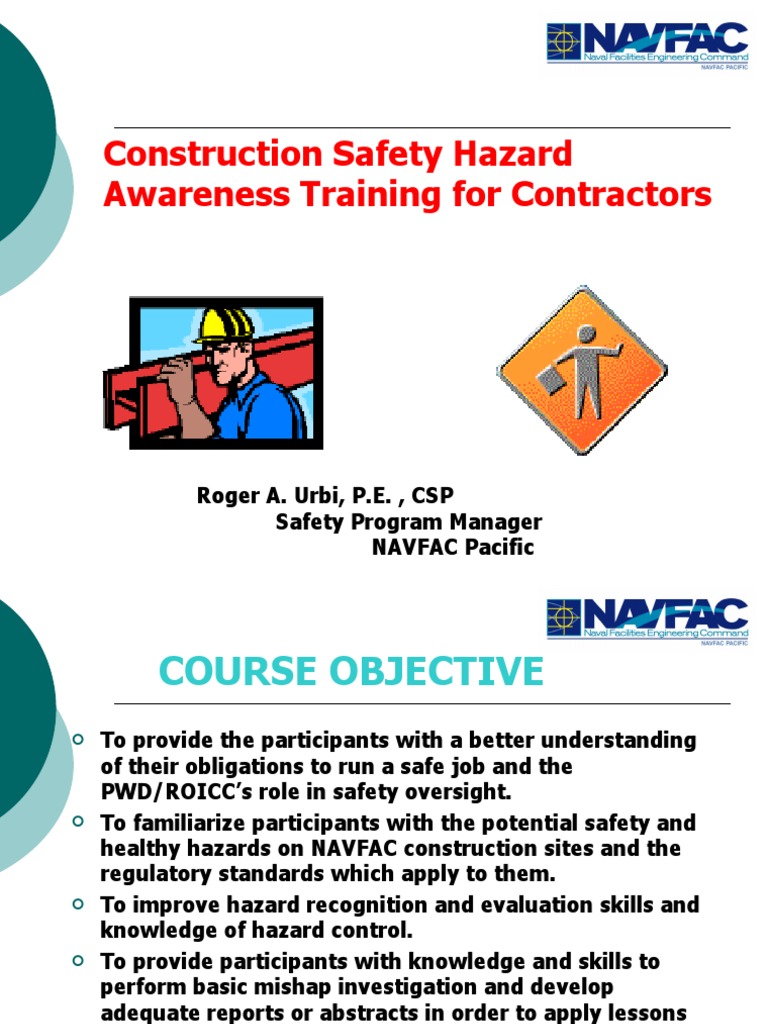 Construction Safety Hazard Awareness Training For Contractors | PDF ...