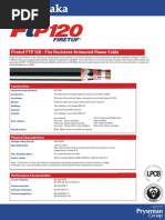 PILC Cable Data Sheet PDF | PDF | Insulator (Electricity) | Wire
