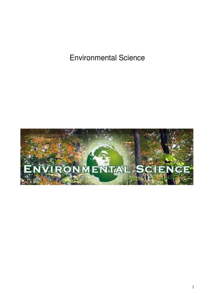 Environmental Science Module | PDF | Science | Hypothesis