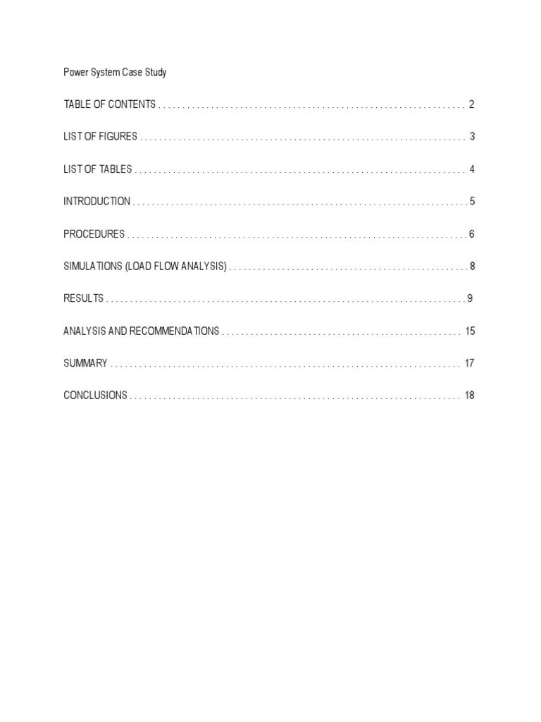 Power System Case Study | PDF | Electric Power Transmission ...