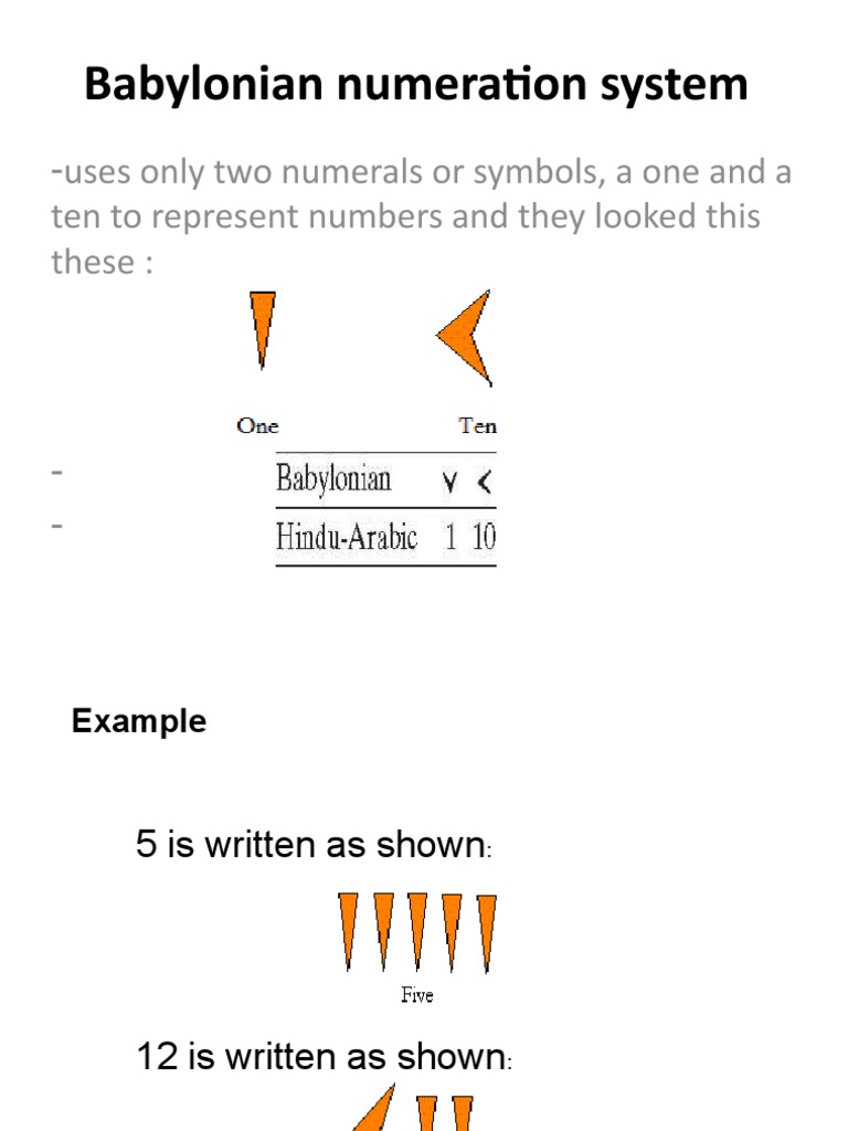 Babylonian Numeration System | PDF | Naming Conventions | Mathematical Notation