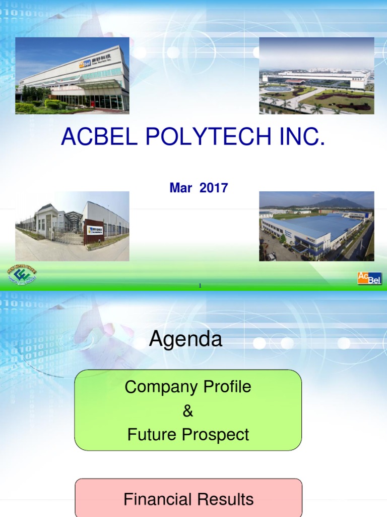 Acbel Polytech Inc | Download Free PDF | Yield (Finance) | Dividend