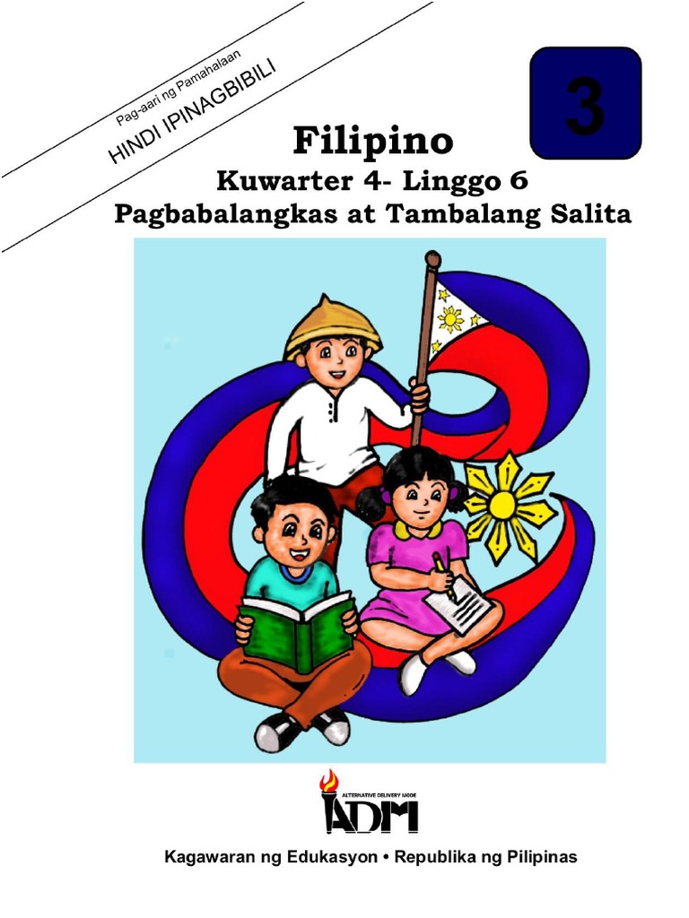 Filipino3 q4 Modyul6 Pagbabalangkas-At-Tambalang-Salita v4 | PDF