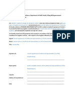 Authorized Dealer Certificate - Template | PDF