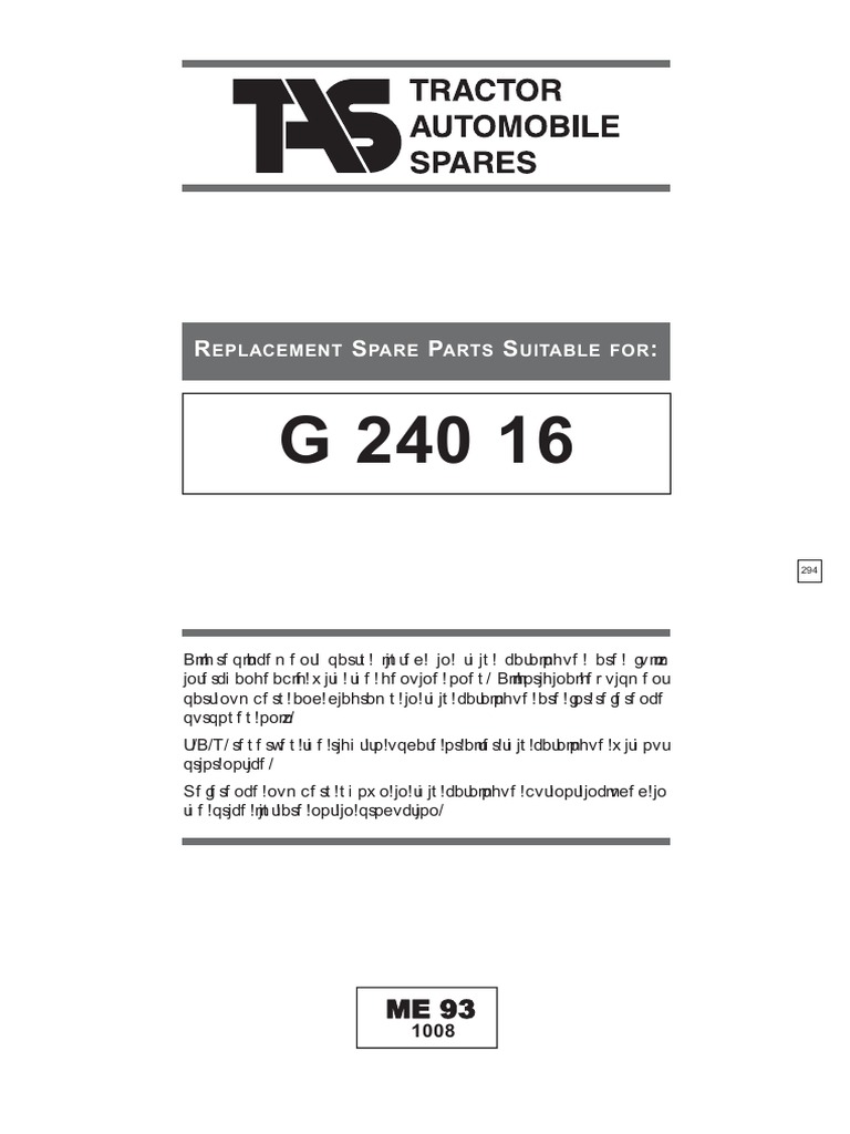 G240-16 Transmission Manual Overview | PDF | Kinematics | Machines