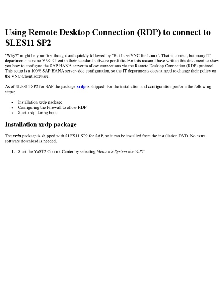 Using Remote Desktop Connection | PDF | Remote Desktop Services | Ibm ...
