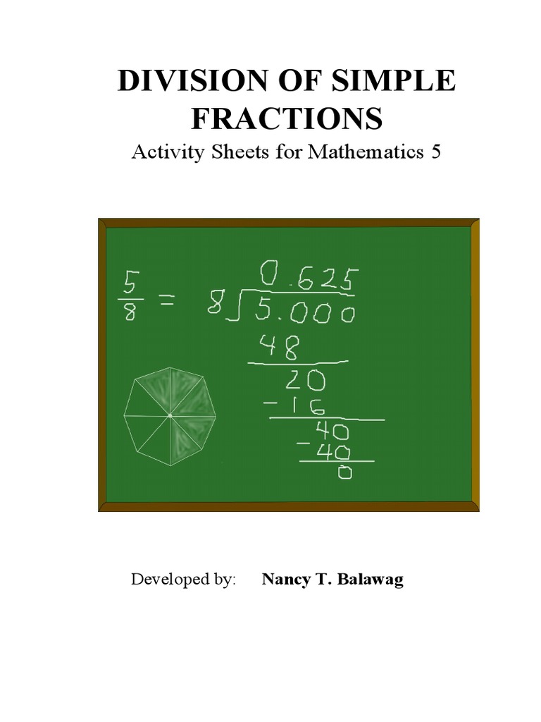 ACTIVITY SHEET FOR MATH 5 - Jayson | PDF | Science | Teaching Mathematics