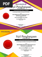 Sijil Penghargaan (Ajk) | PDF