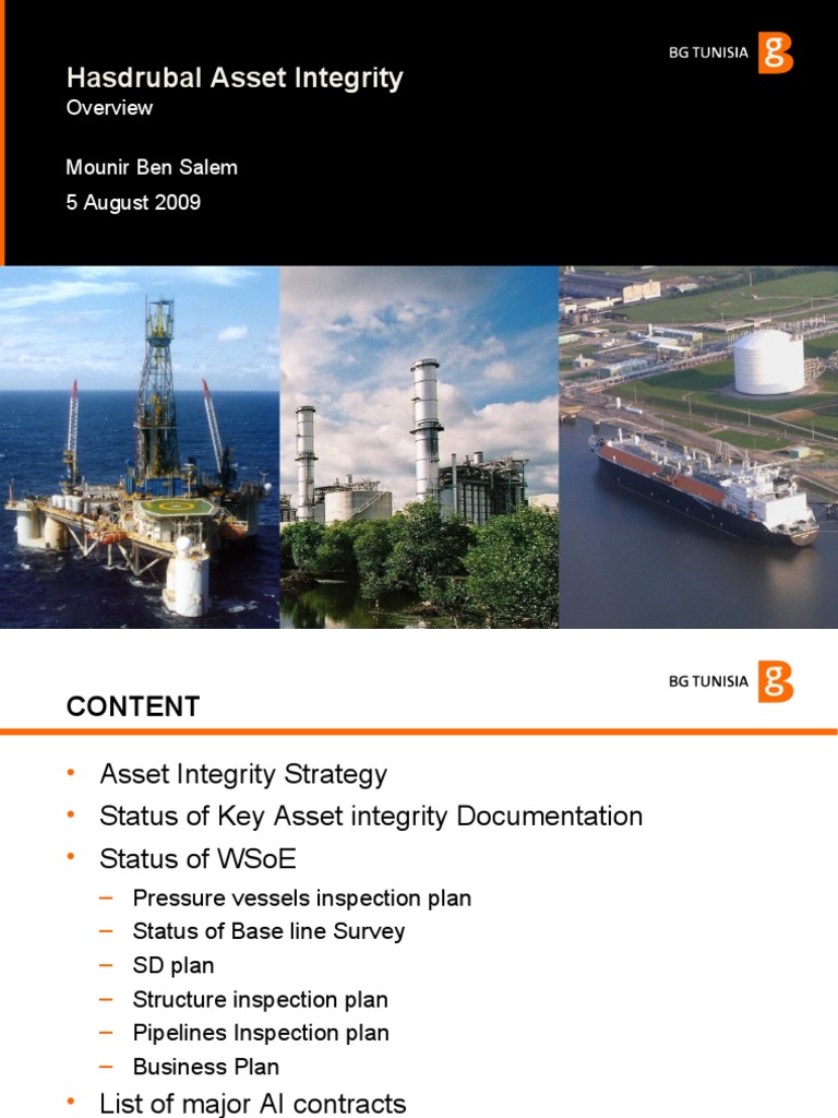 Asset Integrity Strategy Overview | PDF | Pipeline Transport | Energy ...
