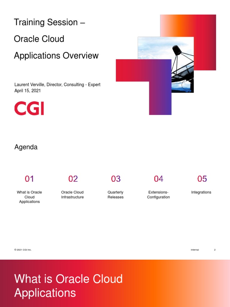 Overview of OCA | PDF | Oracle Corporation | Cloud Computing