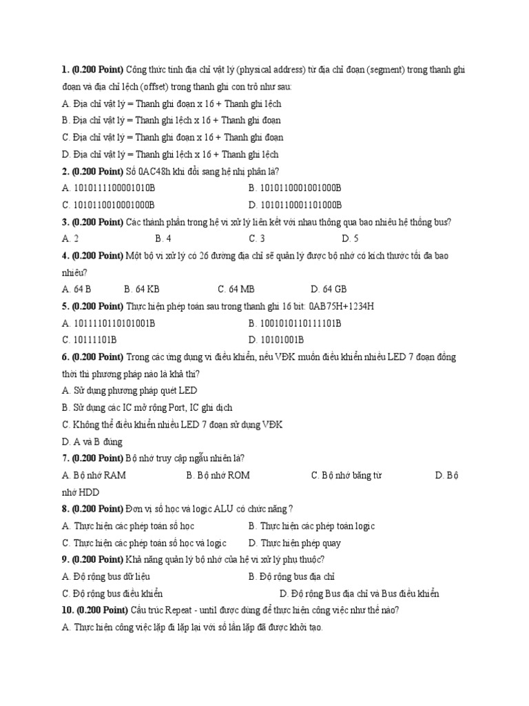 Thực hiện phép toán 16 bit: 0AB75H + 1234H trong thanh ghi