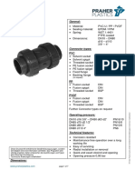 PVC Flange Dimensions and Specifications | PDF | Polyvinyl Chloride