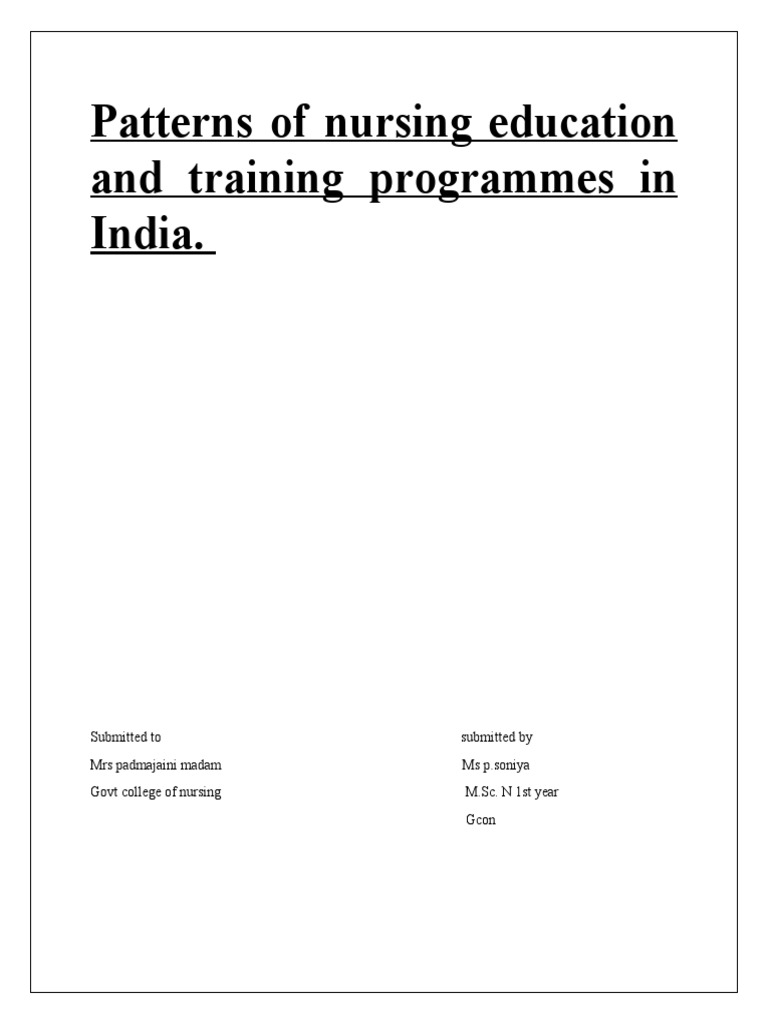 Nursing Education | PDF | Nursing | Academic Degree