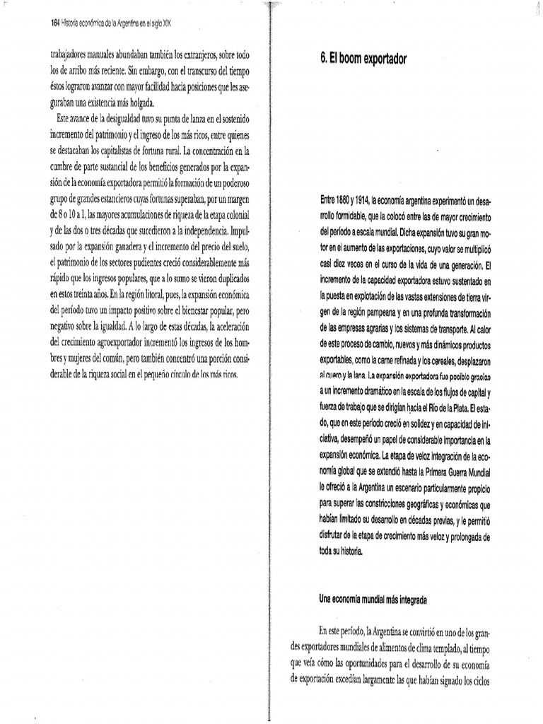Historia Economica de La Argentina en El Siglo XIX - Hora Roy - Cap 6 y ...