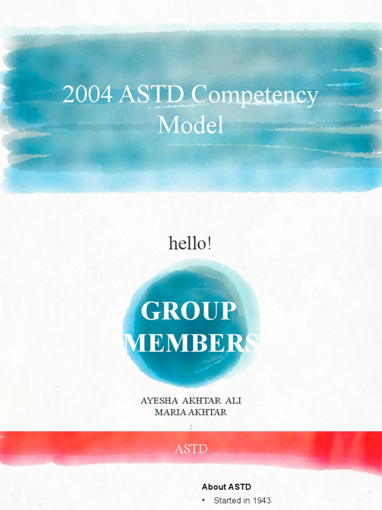 2004 ASTD Competency Model | PDF | Human Nature | Business