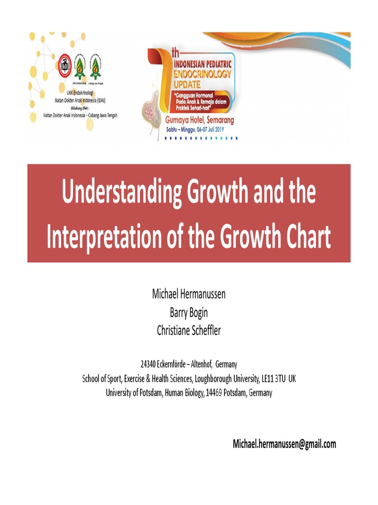 Understanding Growth and The Interpretation of The Growth Chart | PDF ...