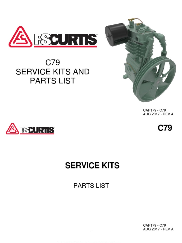 C79 Service Kits and Parts List: CAP179 - C79 Aug 2017 - Rev A | PDF ...