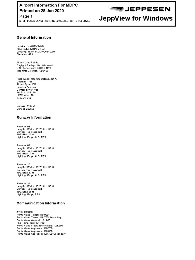 MDPC | PDF | Runway | Airport