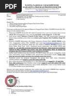 Surat Edaran Jadwal UKMPPD Tahun 2025 | PDF