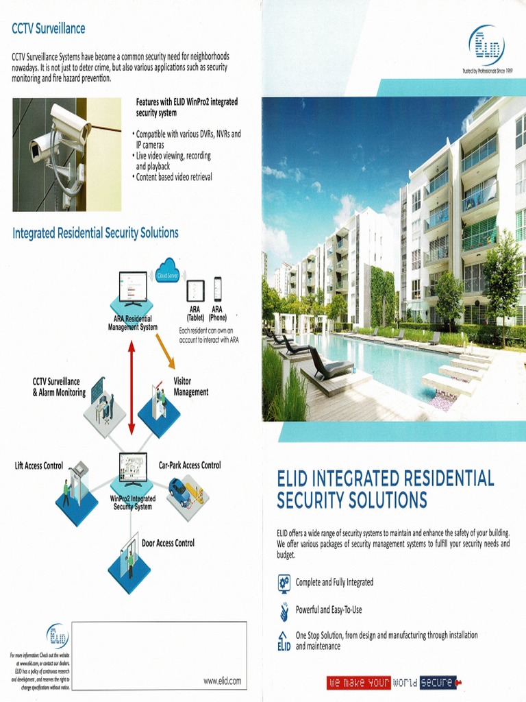 ELID Integrated Residential Security System | PDF