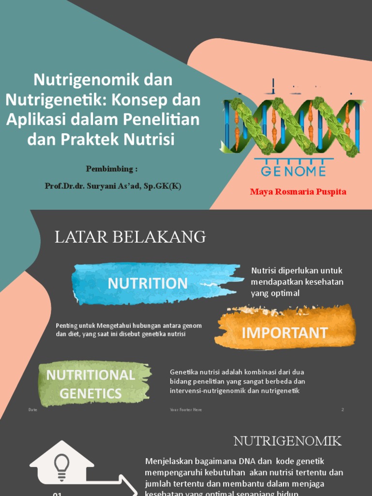 Nutrigenomik & Nutrigenetik | PDF