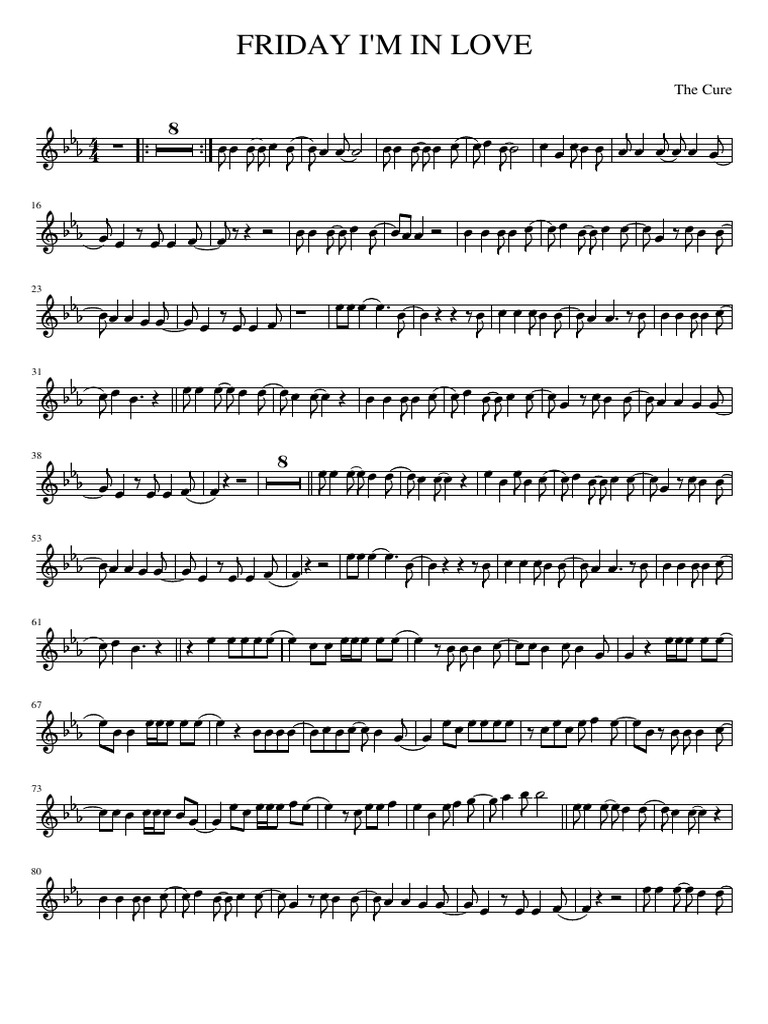 Friday I'm in Love | PDF