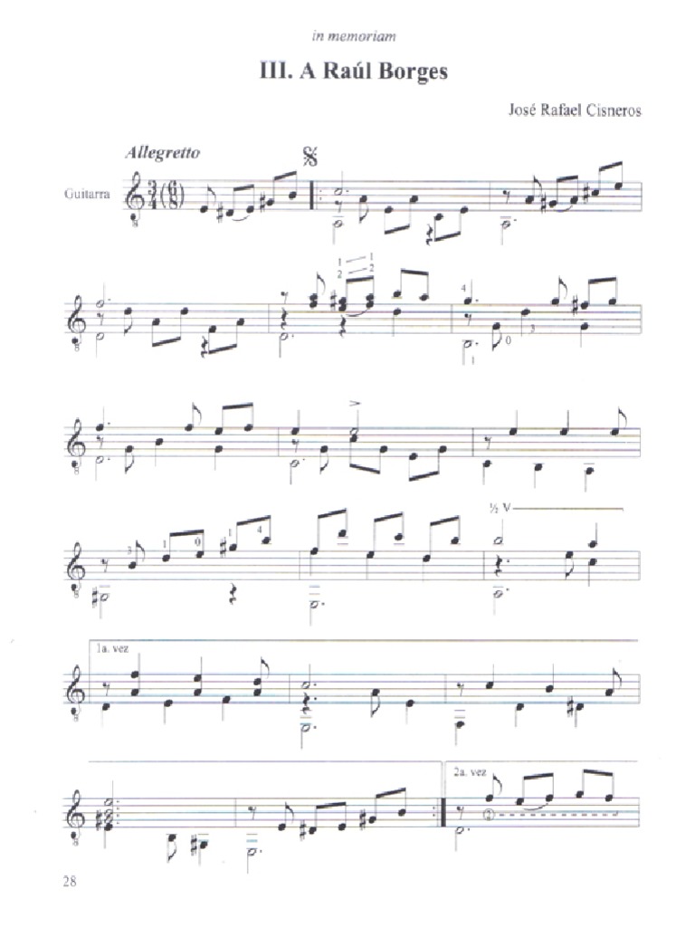 A Raul Borges by Jose Rafael Cisneros | PDF