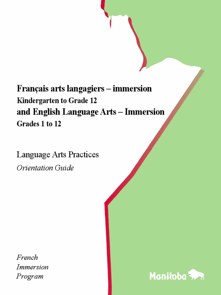 Manitoba Francais Arts Langagiers-Immersion K-12 | PDF | Pedagogy ...