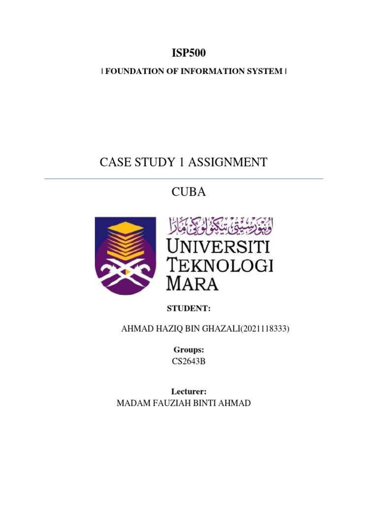 Case Study 1 Ahmad Haziq Isp500 | PDF | Internet Access | Net Neutrality