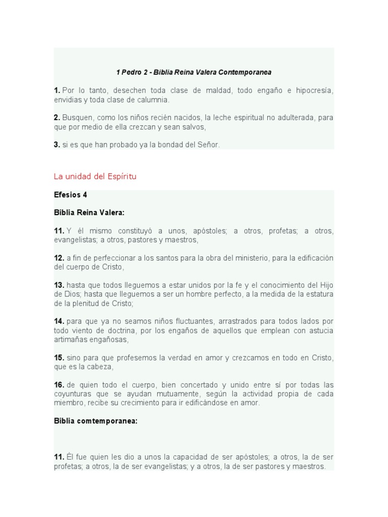 1 Pedro 2 | PDF | Religión y espiritualidad