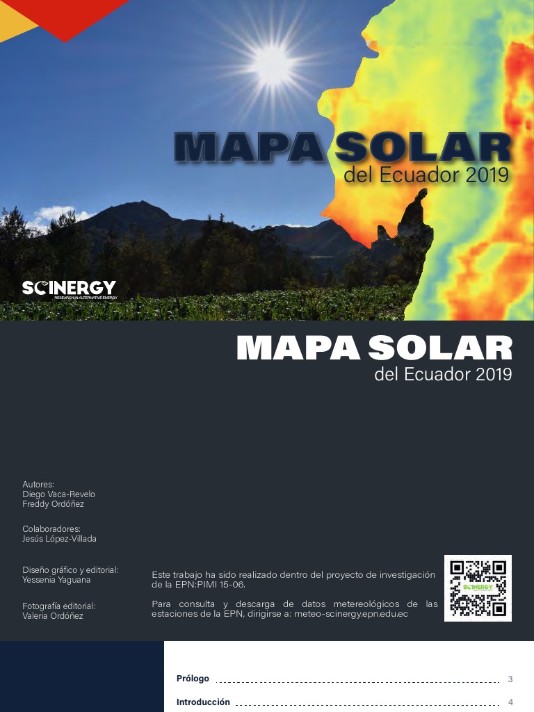 Mapa Solar Del Ecuador 2019 | PDF